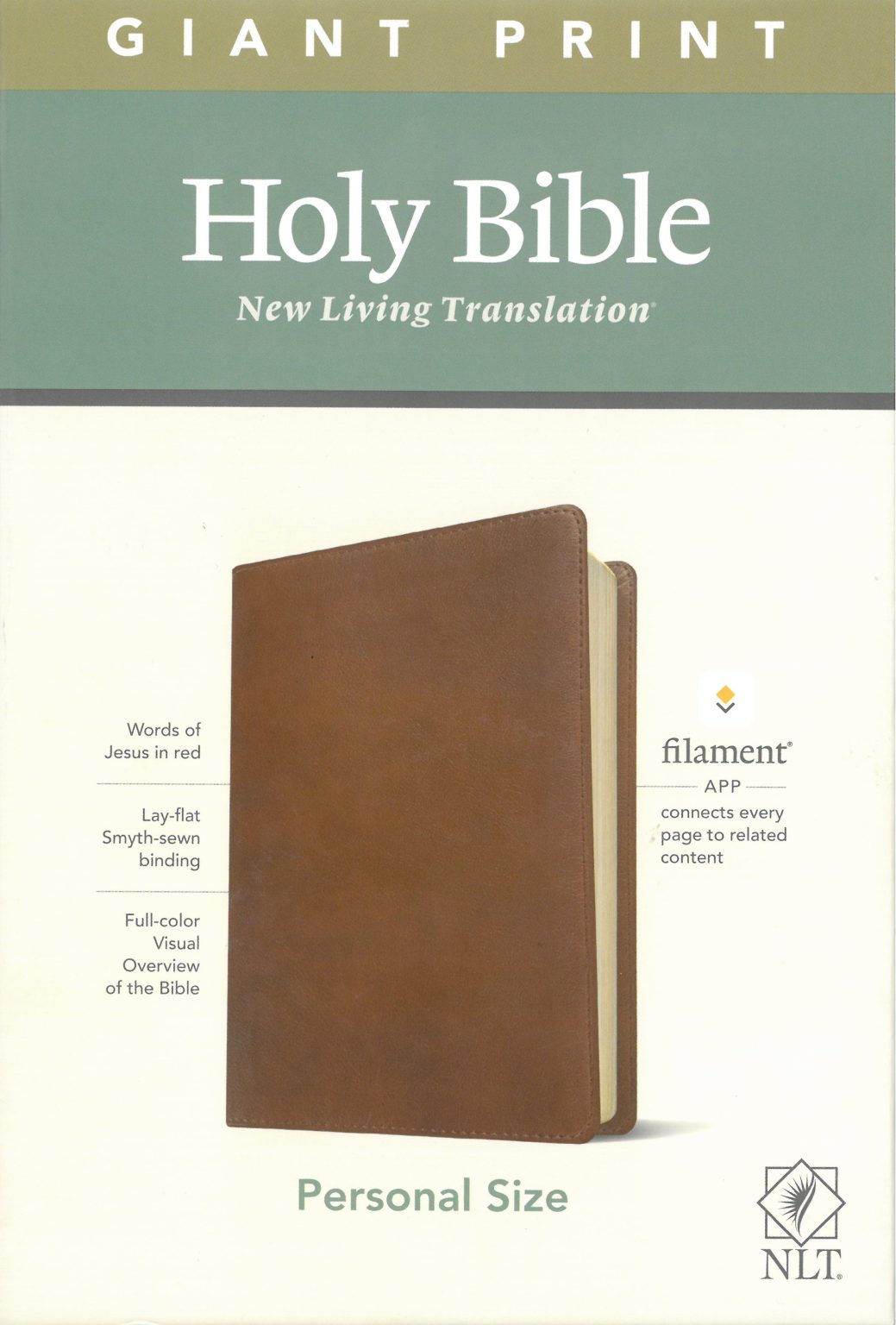 New Living Translation Bible, Large Print, Brown | Gospel Publishers Canada